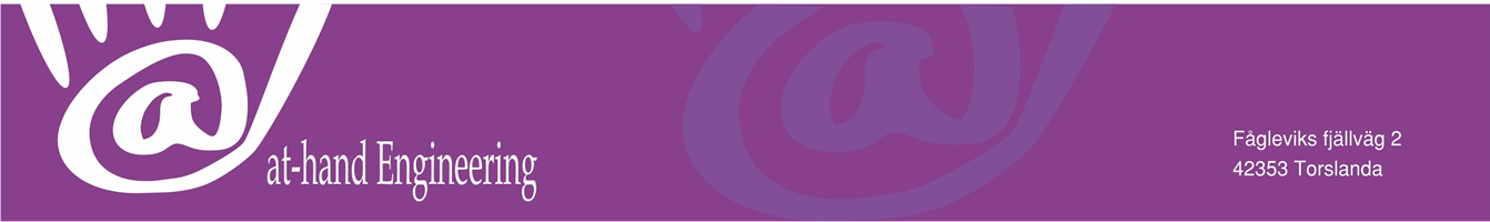 At hand Engineering AB Home